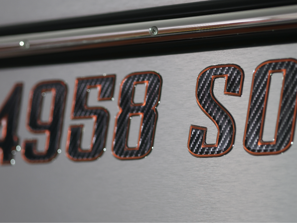 Boat Registration Stickers – 3D Lettering | Domed Numbers | Domed Lettering