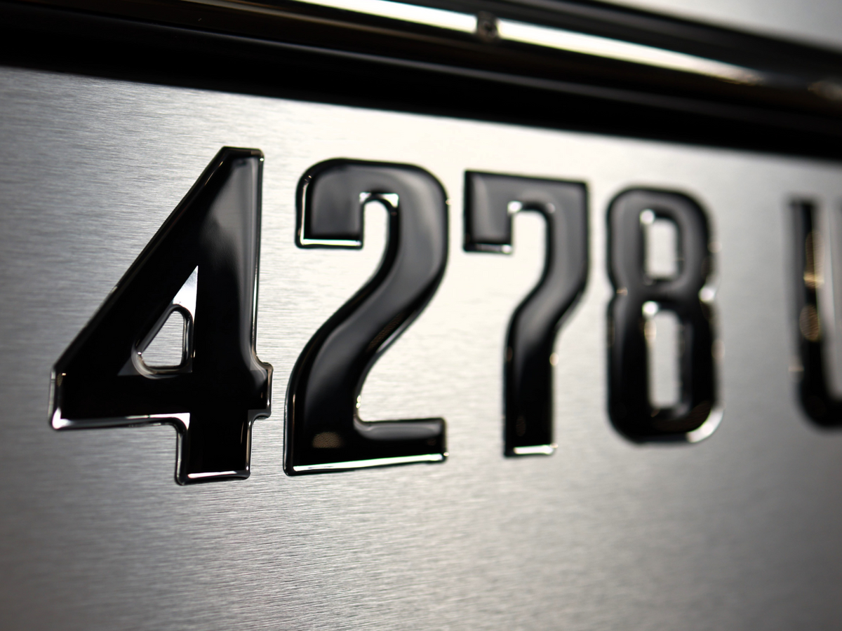 Sleek Series Boat Rego Australia Registration Numbers Domed Number Dom ...