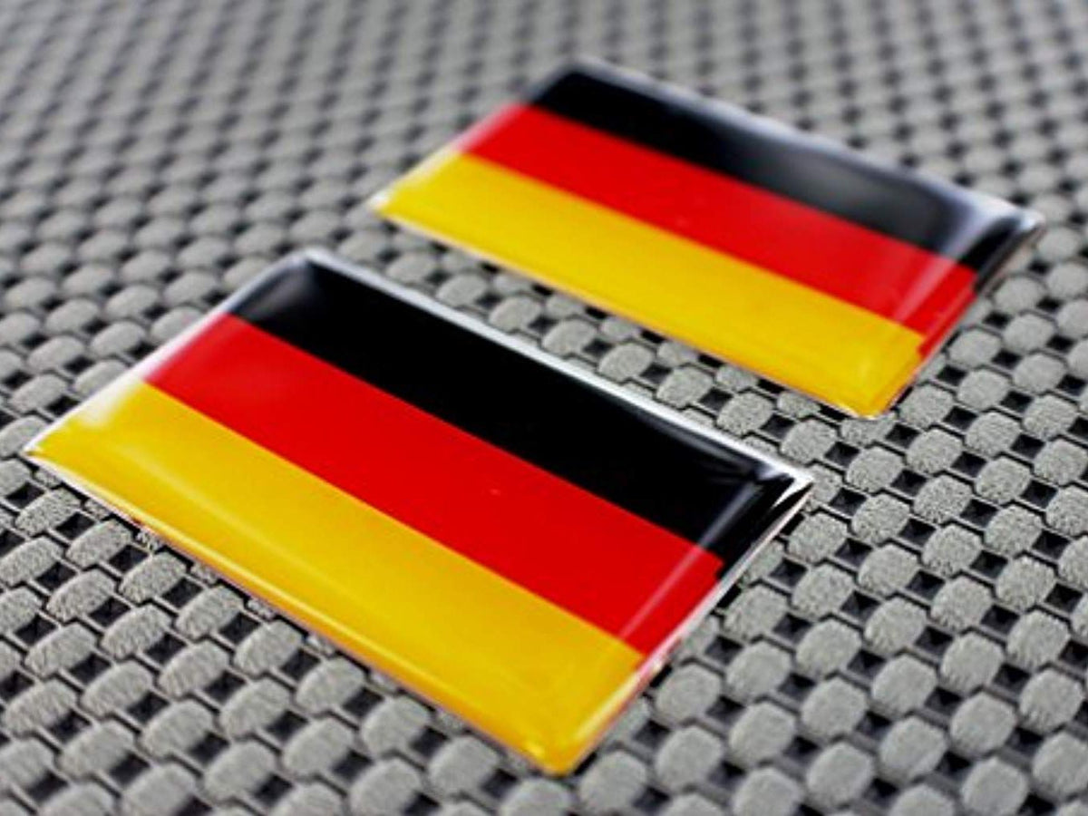 Germany German Deutschland Car & Motorcycle Raised Clear Lens Sticker ...