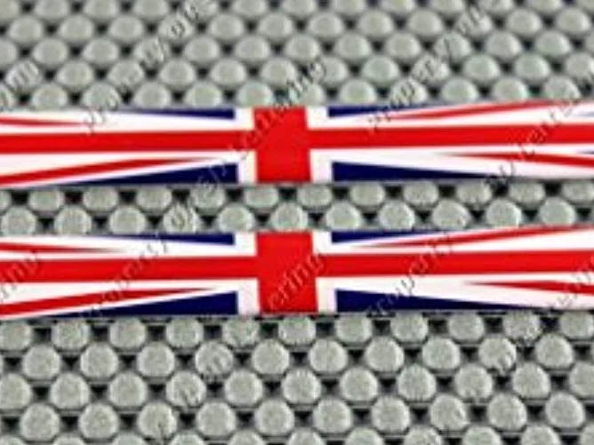 Uk Great Britain Sticker / Union Jack Flag / Long Pair – 3D Lettering ...
