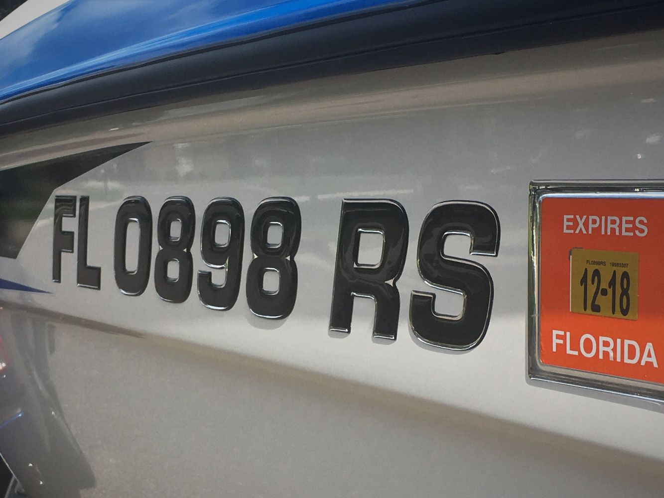 Domed Boat Registration Letters – 3D Lettering | Domed Numbers | Domed ...